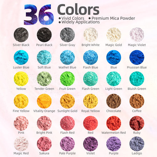 36 Colors Mica Powder